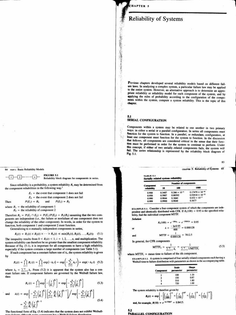 Reliability 5 | PDF | Reliability Engineering | System