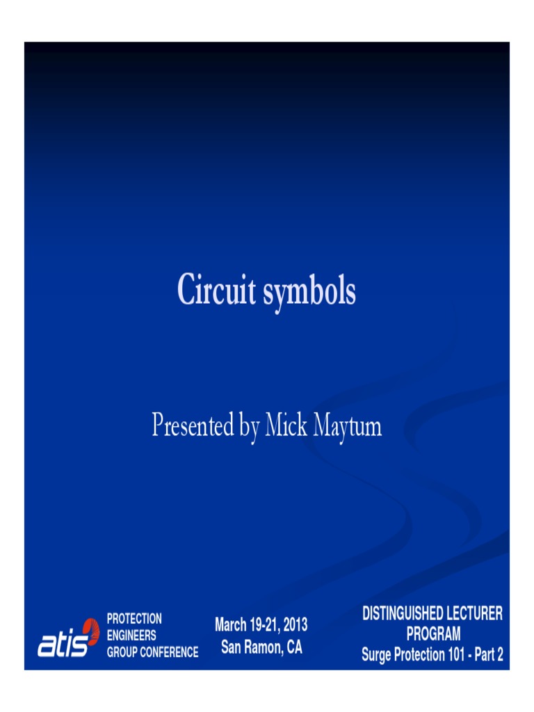 Circuit Symbols: Presented by Mick Maytum | PDF | International ...