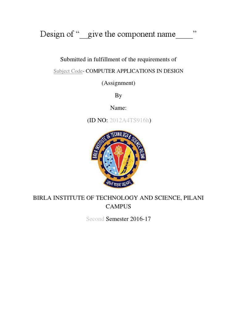 Assignment Template Bits | PDF