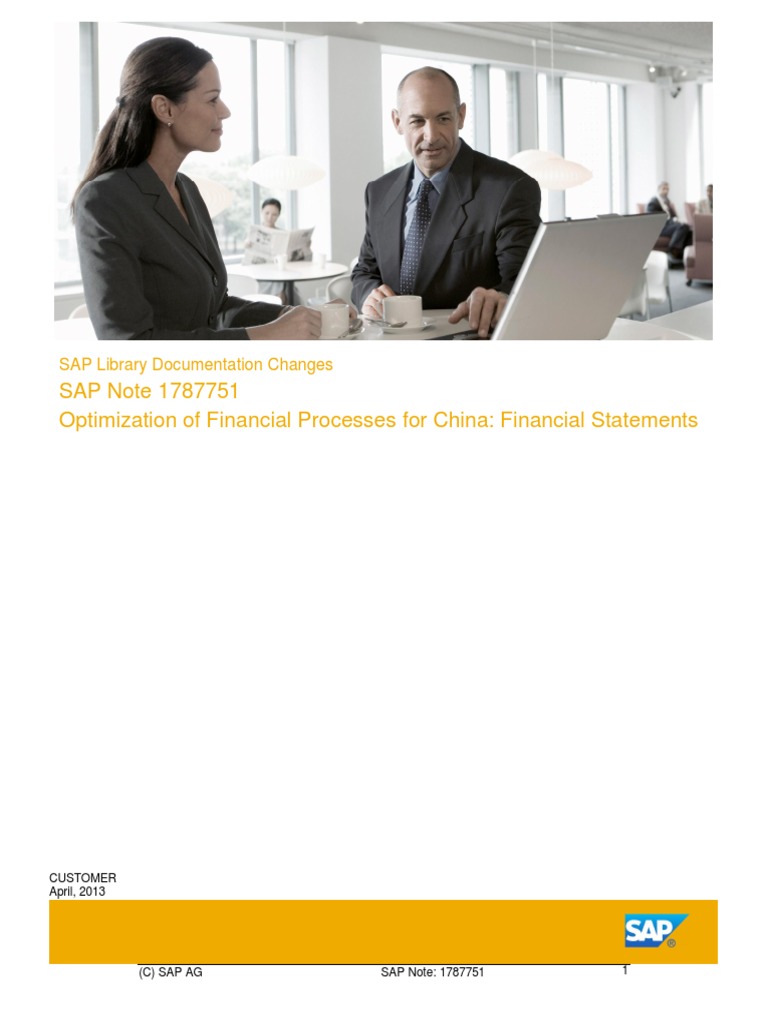 Financial Statement SAP China | PDF | Income Statement | Financial ...