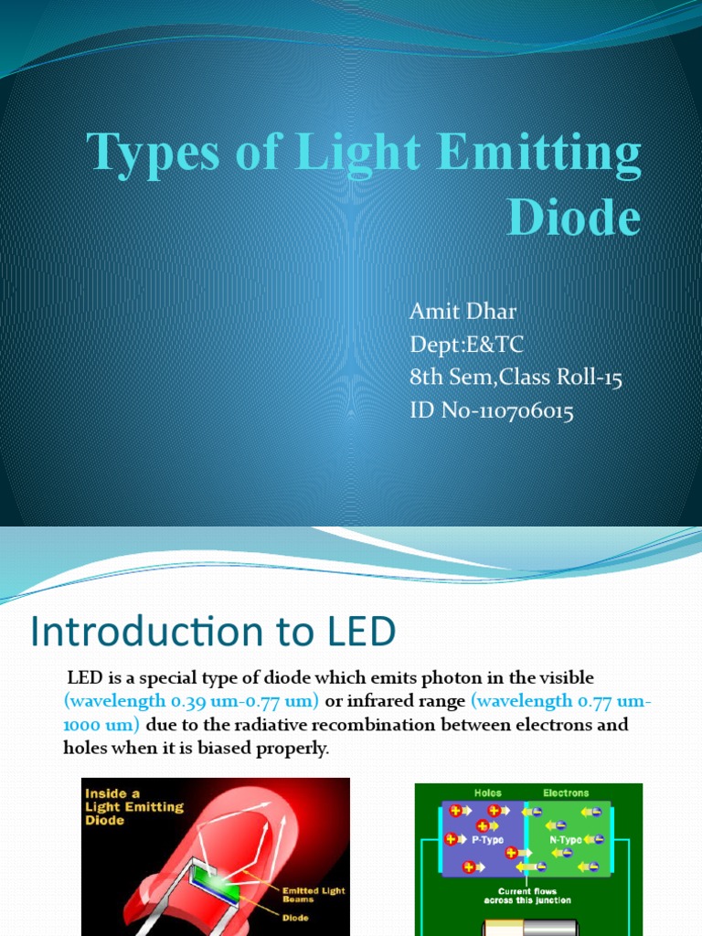 Types of Light Emitting Diode | PDF | Light Emitting Diode ...