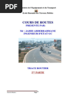 Cours Tracé Routier | PDF | Transport | Transport routier