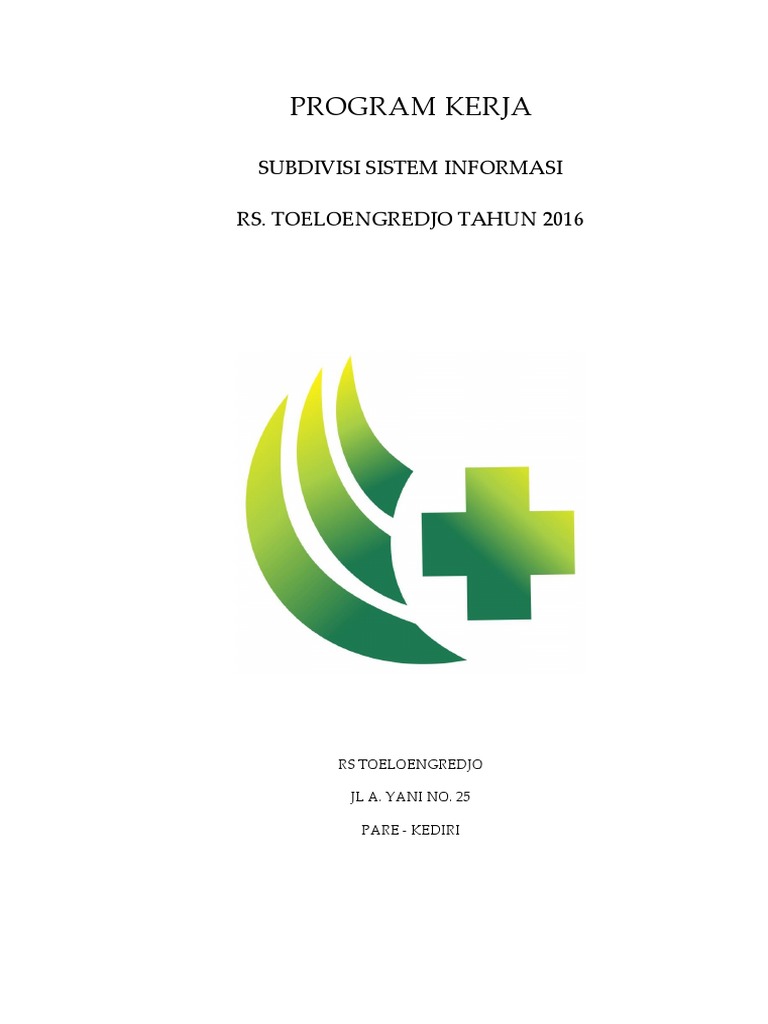 Program Kerja IT RS Toeloengredjo 2016 | PDF