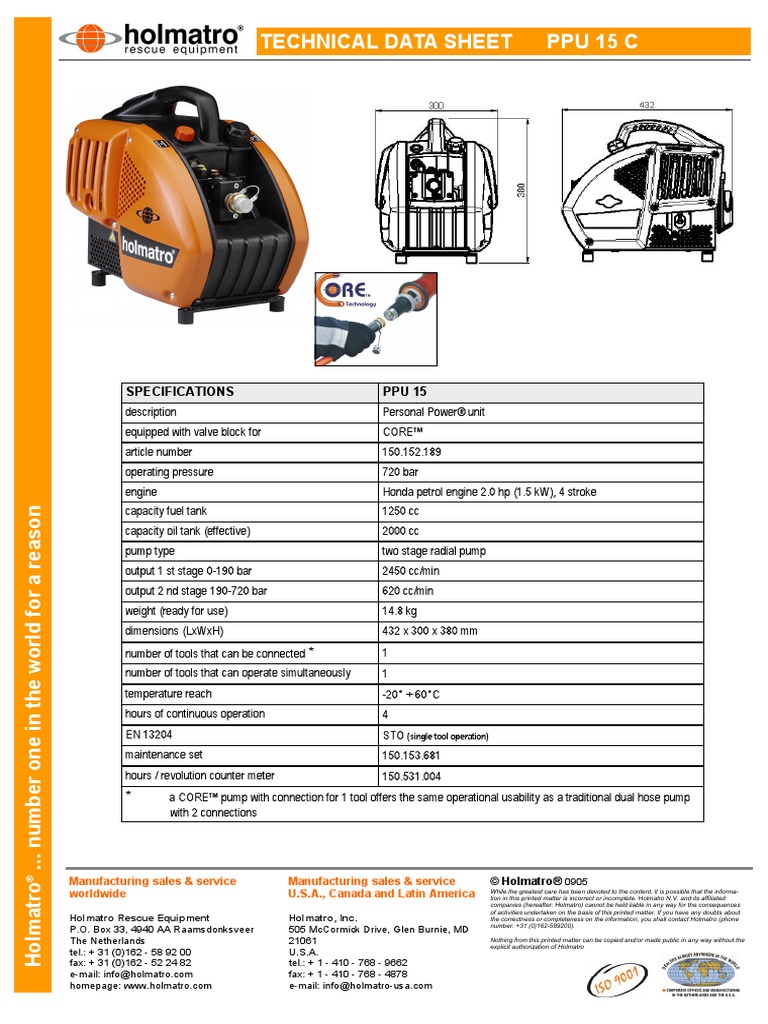 Holmatro | Download Free PDF | Machines | Internal Combustion Engine