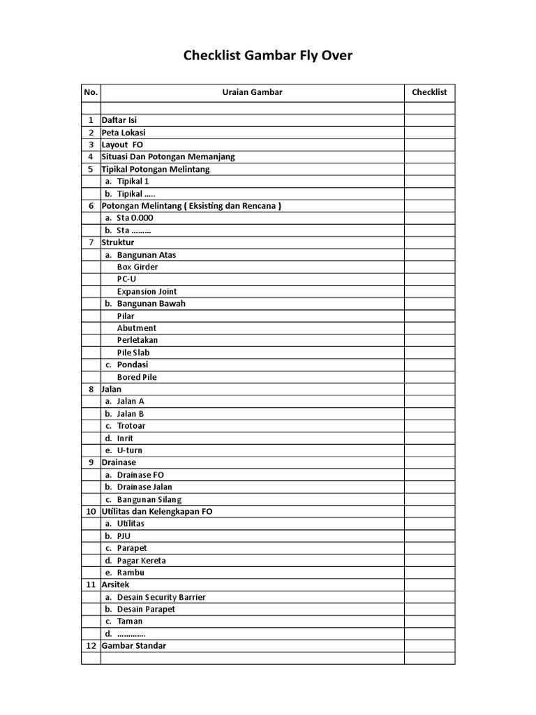Checklist Gambar | PDF