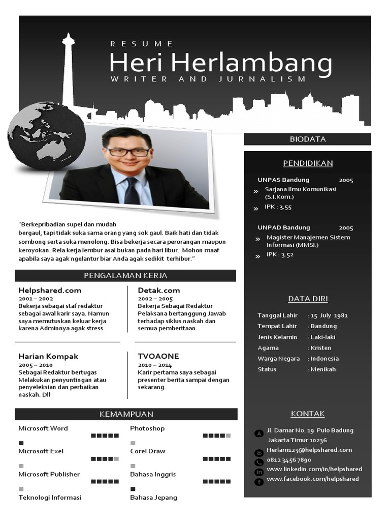 Contoh CV Keren | PDF