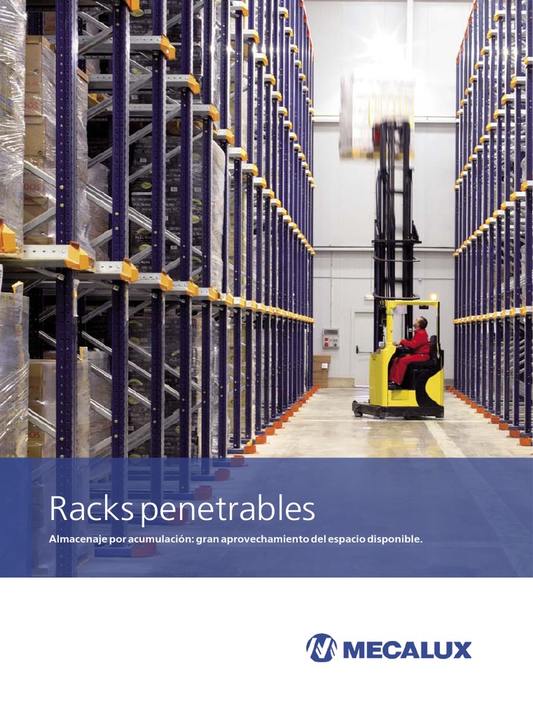 Racks Penetrables | Descargar gratis PDF | Máquina elevadora | Almacén