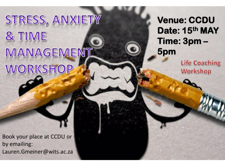 Venue: CCDU Date: 15 MAY Time: 3pm - 5pm: Book Your Place at CCDU or by ...