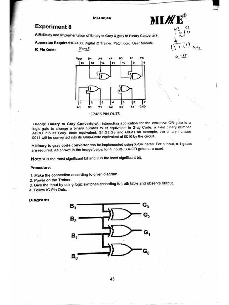 Gray Code - Binary | PDF | Encodings | Algorithms