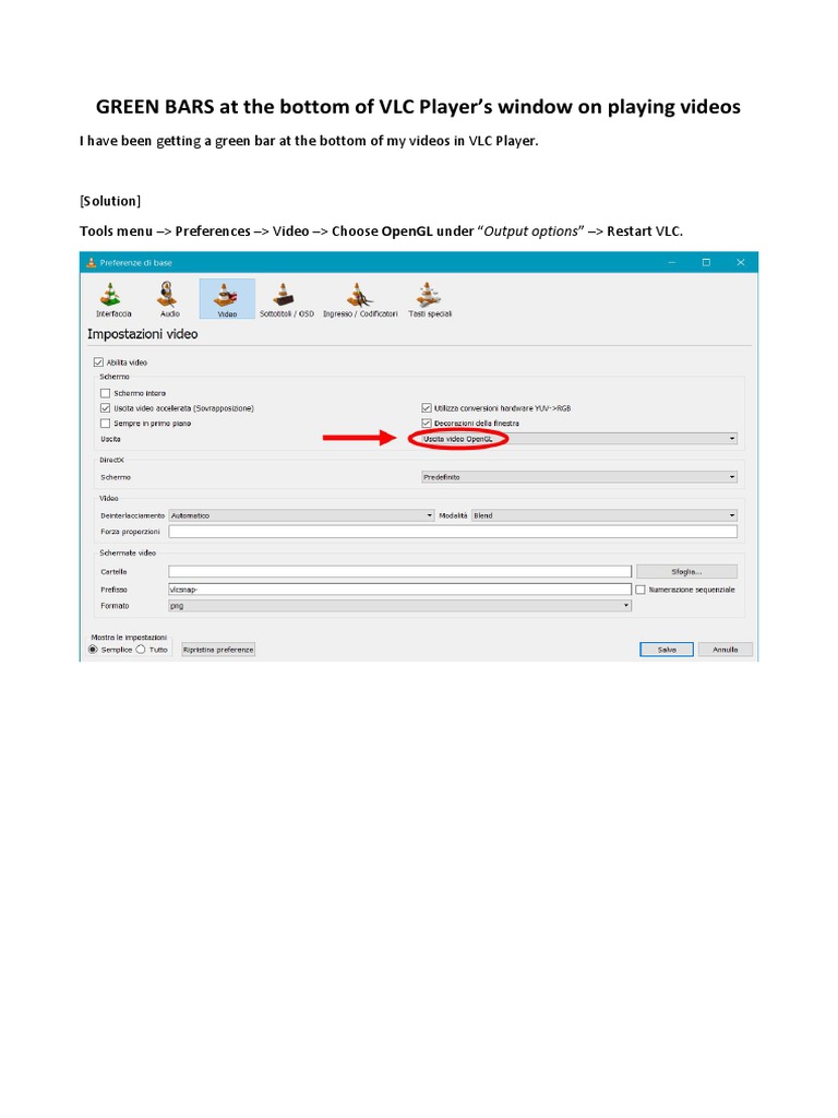 VLC VideoLAN Green Bars | PDF | Cooking, Food & Wine
