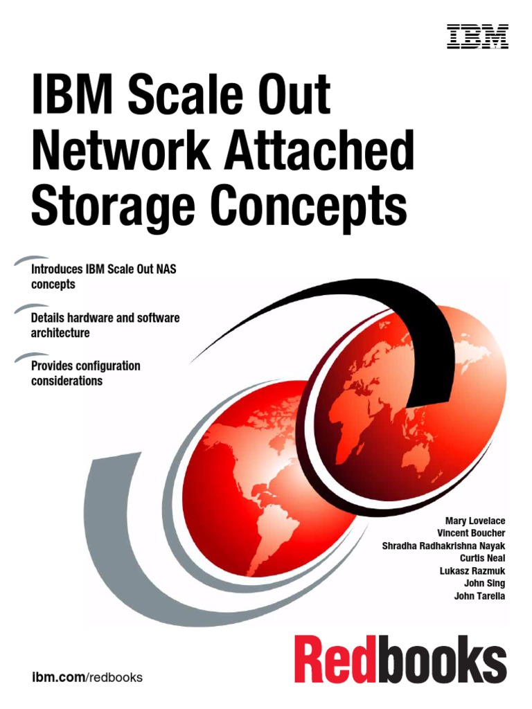 IBM Scale Out Network Attached Storage Concepts: Front Cover | PDF ...