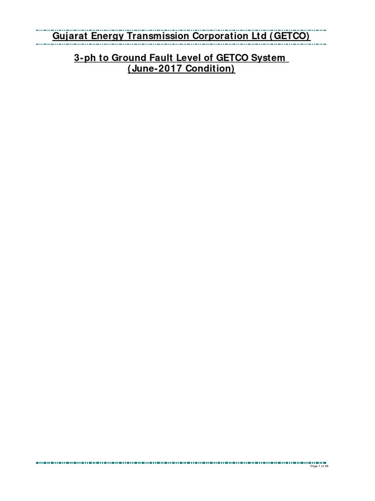 Gujarat Energy Transmission Corporation Ltd (GETCO) 3-Phase to Ground ...