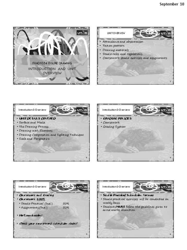 Fhad1034 Figure Drawing: Introduction and Unit | PDF | Shape | Figure ...