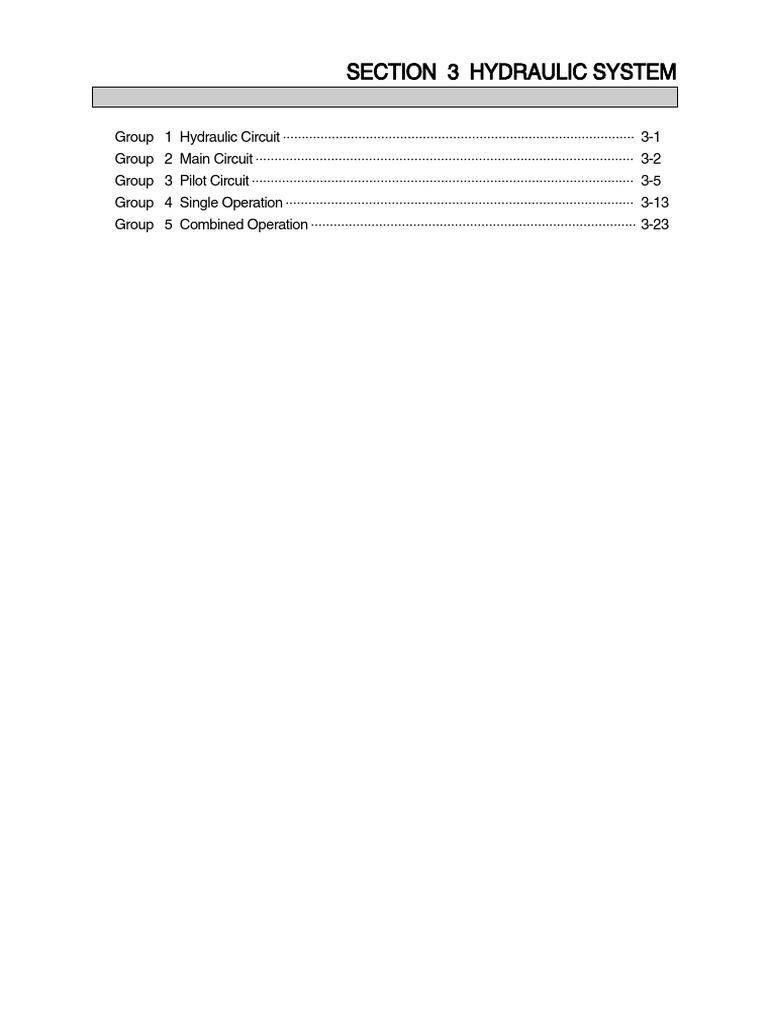 Section 3 Hydraulic System | PDF | Fluid Dynamics | Machines