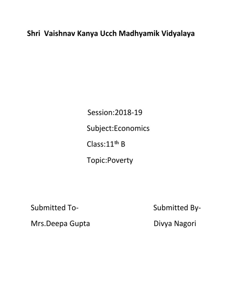 Front Page Economics | PDF