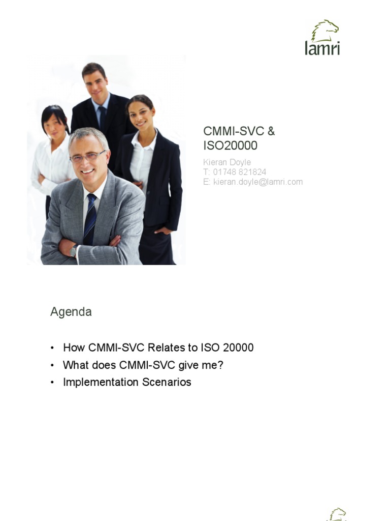 CMMI SVC Versus ISO/IEC 20000 | PDF | Itil | Business