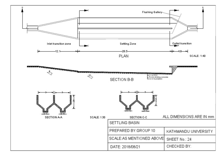 Settling Basin Design for Hydropower | PDF | Nature