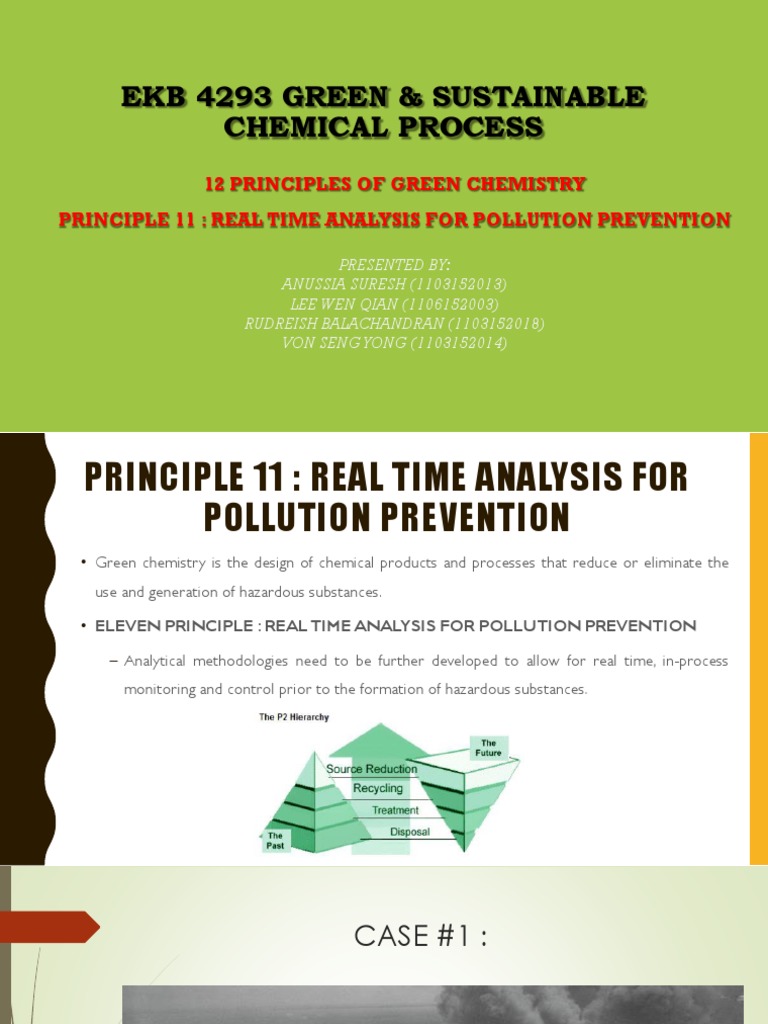 Real-Time Analysis for Pollution Prevention | PDF | Air Pollution ...