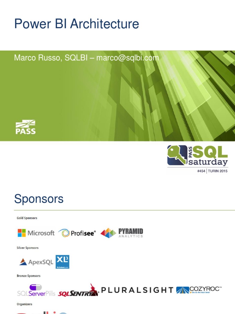 Power BI Architecture | PDF | Microsoft Azure | Microsoft Sql Server