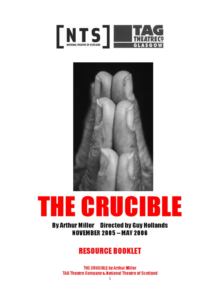 The Crucible - Education Resource Pack | PDF