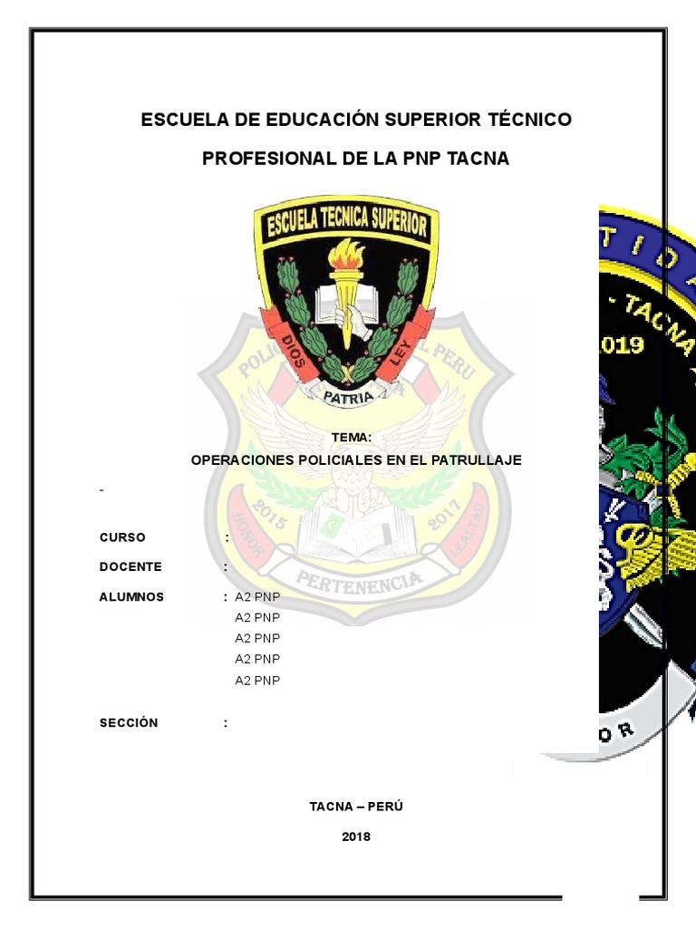 Programa Preventivos | PDF | Policía | Perú