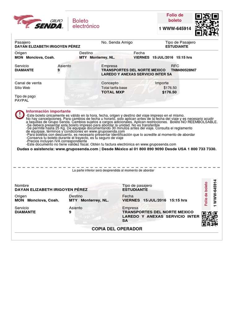 Ejemplo Boletos | PDF | Business