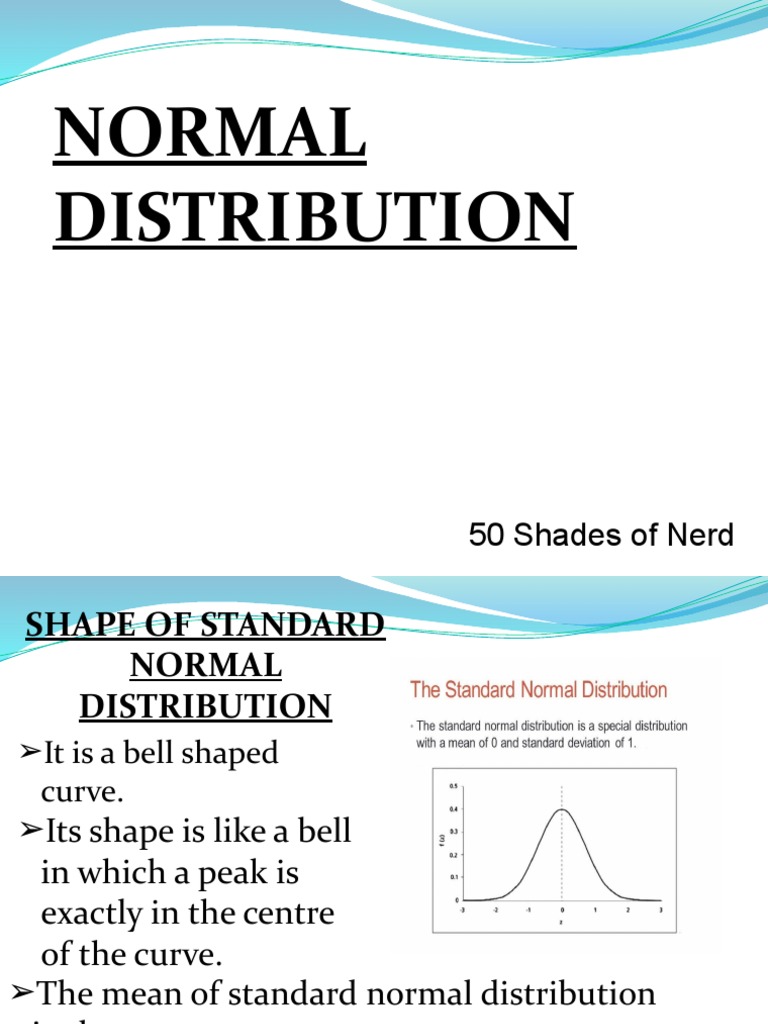 Normal Distribution and It's Properties | PDF