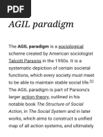 Understanding Parsons' AGIL Model | PDF | System | Sociological Theories