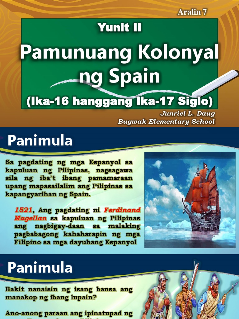 Aralin 7 - Pananakop NG Mga Espanyol Sa Pilipinas | PDF