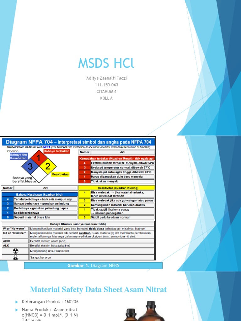 MSDS Hno3 | PDF