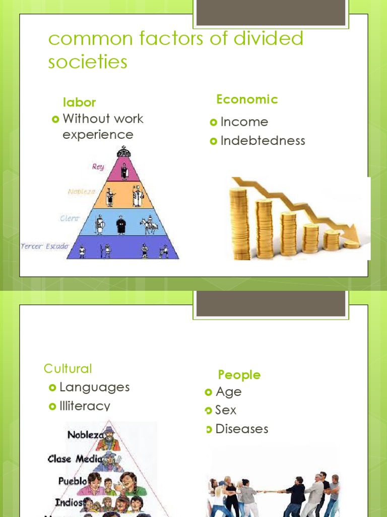 Common Factors of Divided Societies: Labor Economic | PDF
