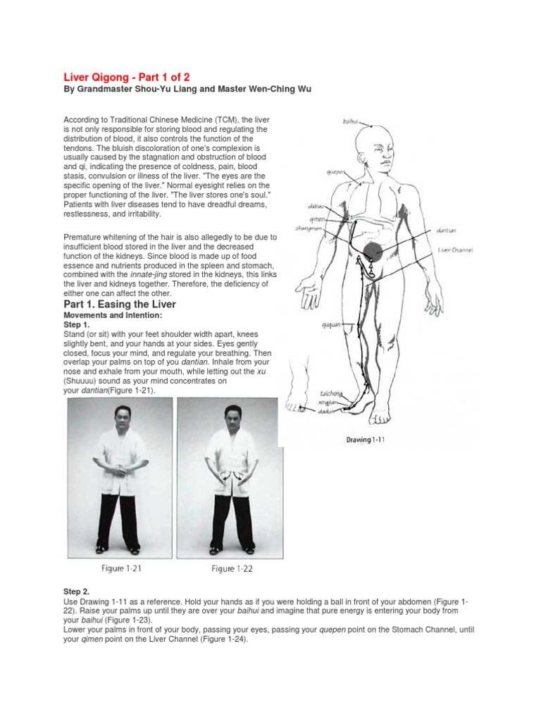 Liver Qigong - Part 1 of 2: by Grandmaster Shou-Yu Liang and Master Wen ...