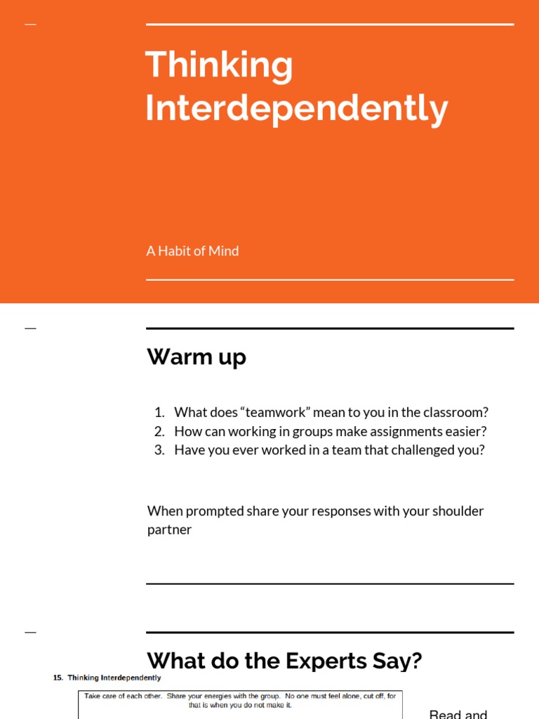 Understanding Interdependence in Teams | PDF | Career & Growth