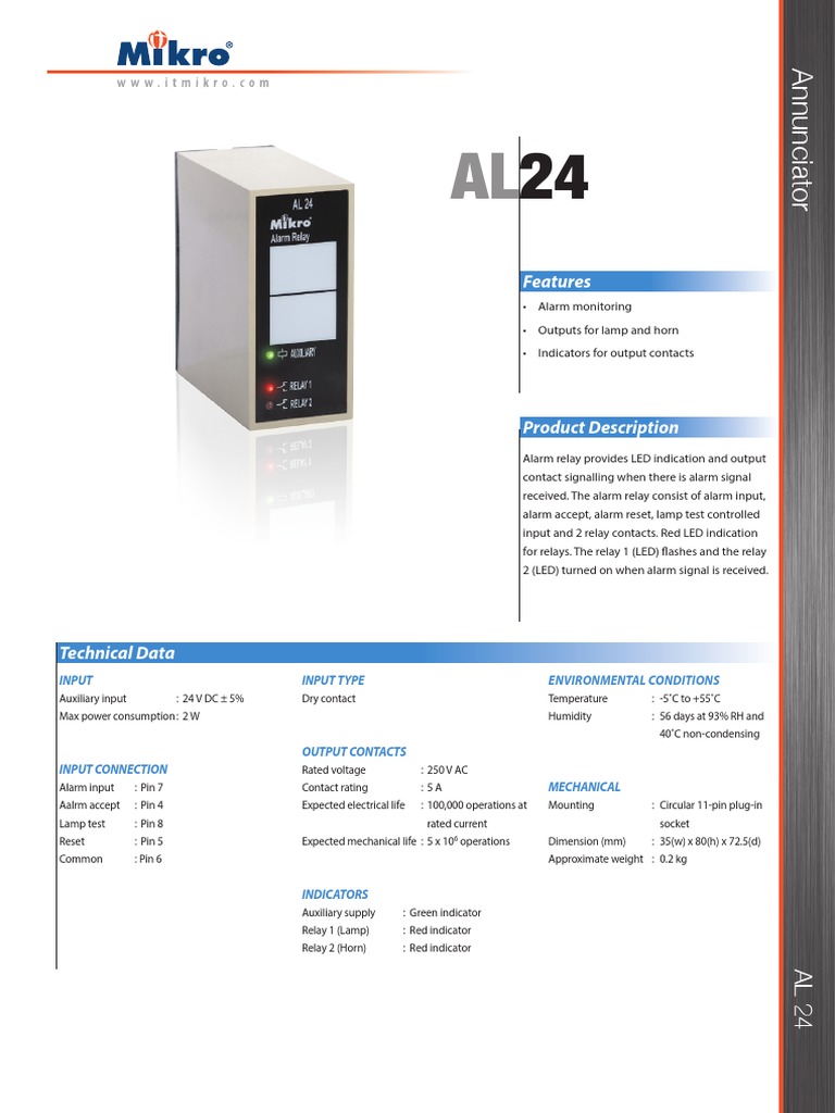 Al 24 | PDF | Relay | Power Supply