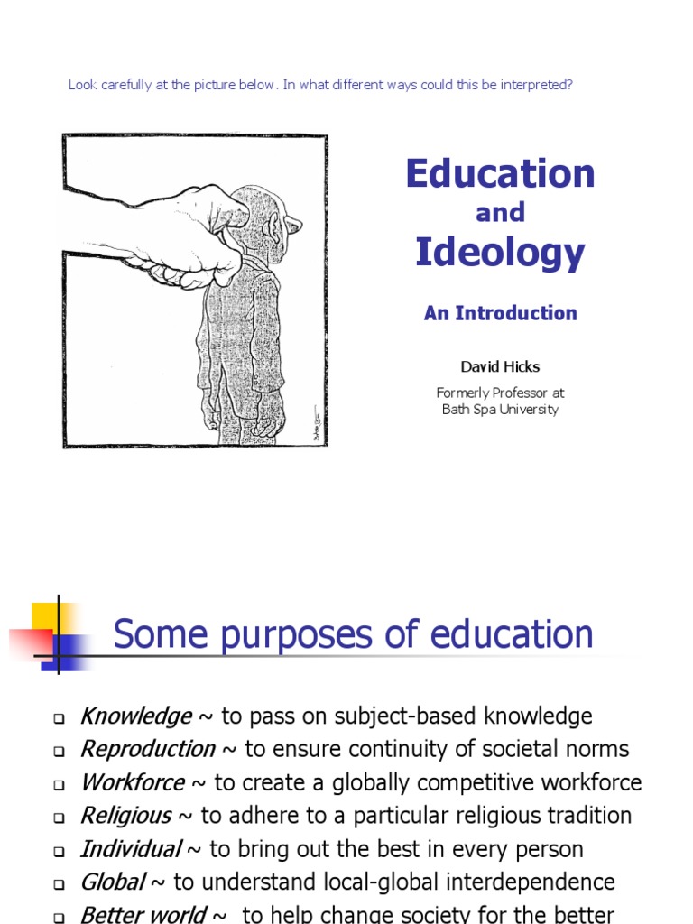 Education Ideology: An Introduction | PDF | Low Carbon Economy ...