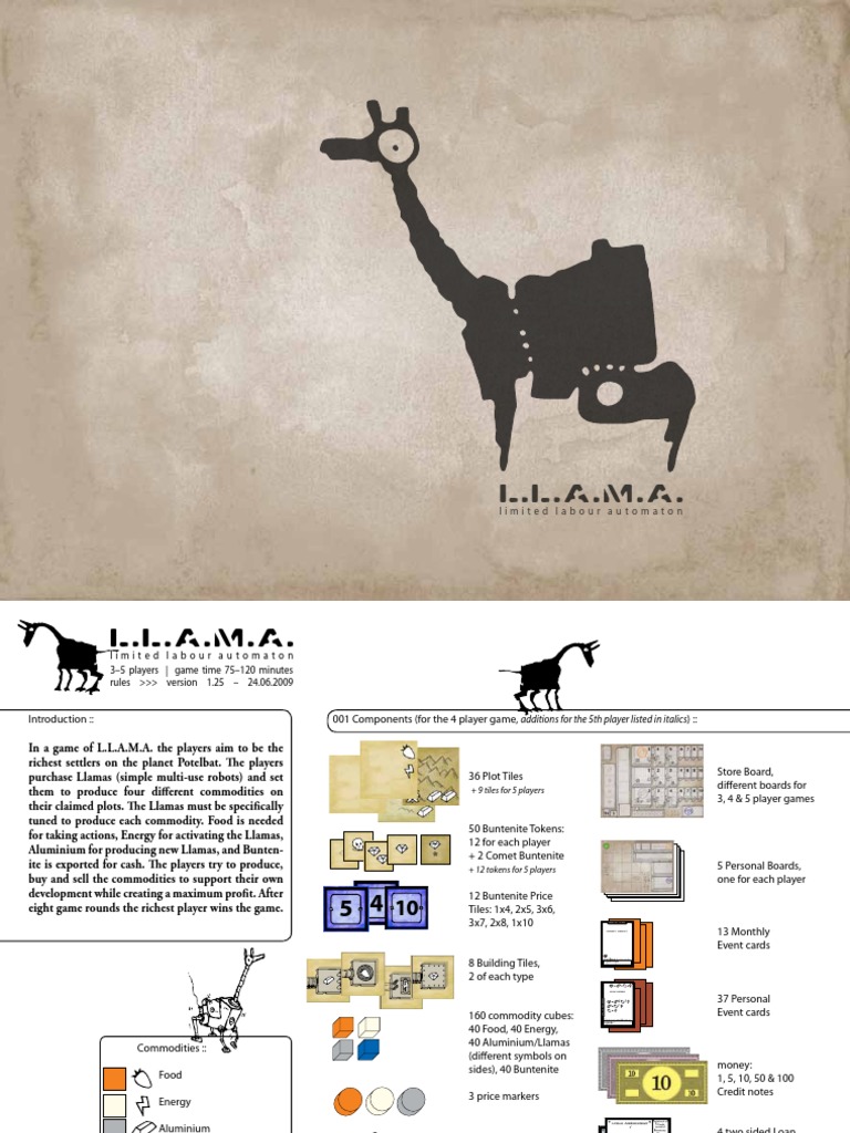 Llama Rules 125 | PDF | Leisure | Business