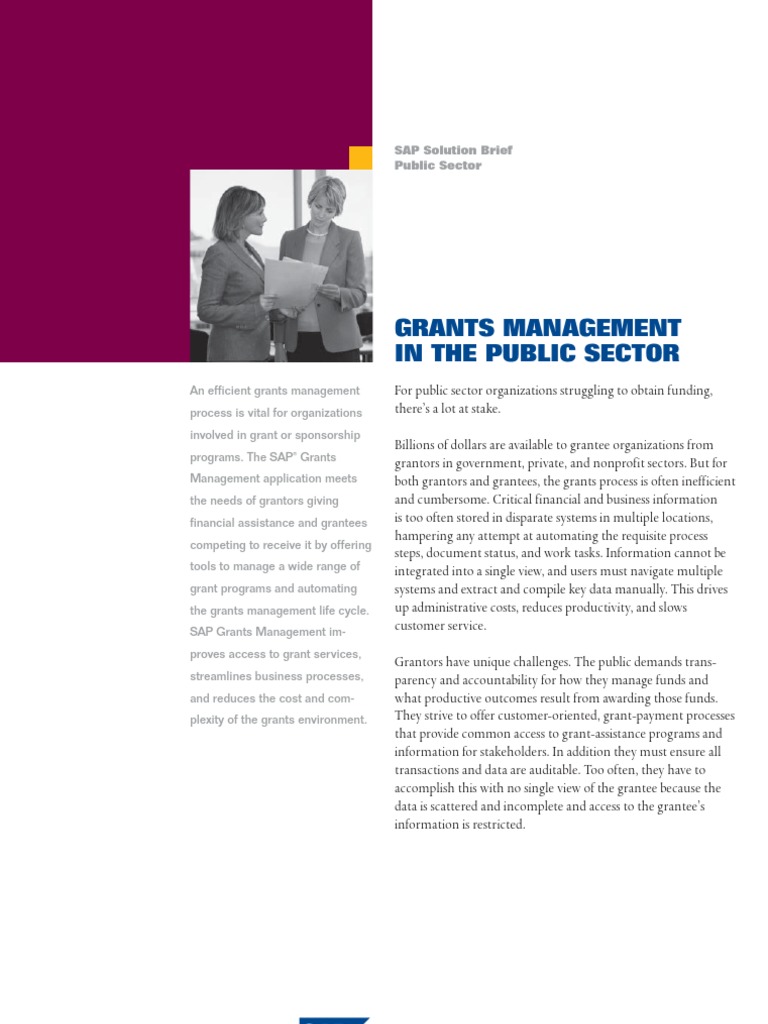 BWP SAP Grants Management | Download Free PDF | Sap Se | Service ...