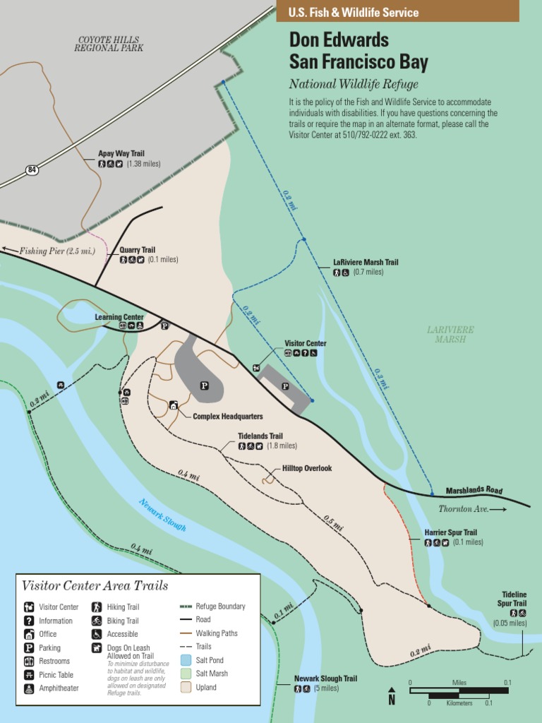Alviso Map | PDF | Trail | Environmental Conservation