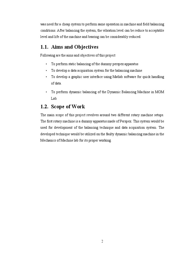 Cost-Effective Machine Balancing System | PDF | Business | Computers