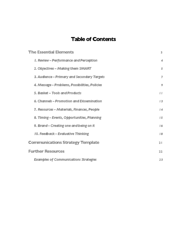10 Essential Elements | PDF