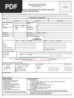 TDP Application Form | PDF