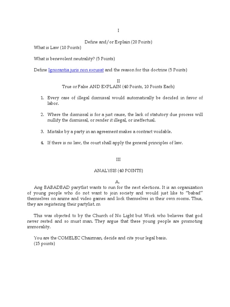 Ignorantia Juris Non Excusat | PDF | Employment | Lawsuit