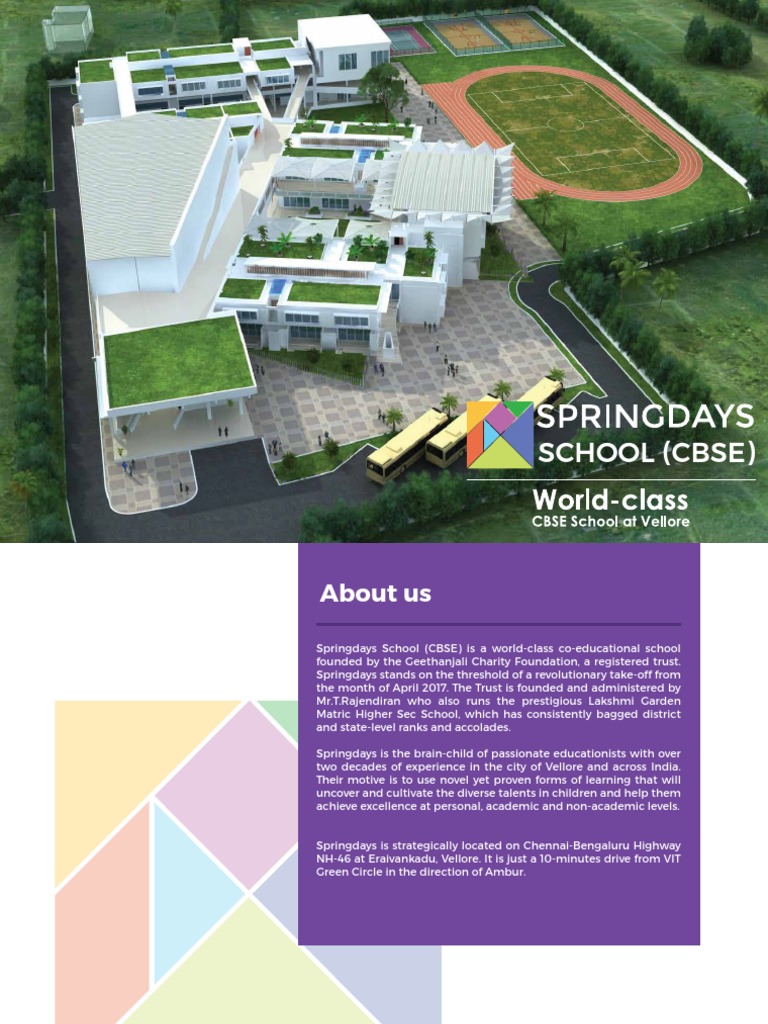 Learn To Be Your Best at Springdays School (CBSE | PDF | Kindergarten ...