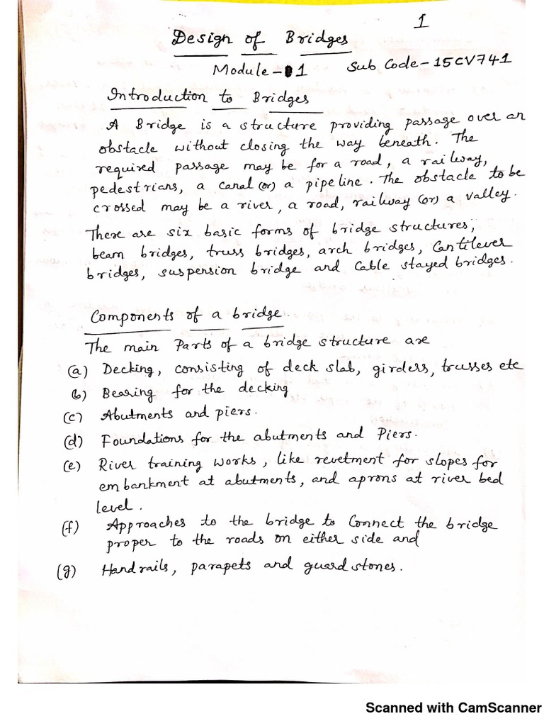 15cv741 (Design of Bridges) | PDF