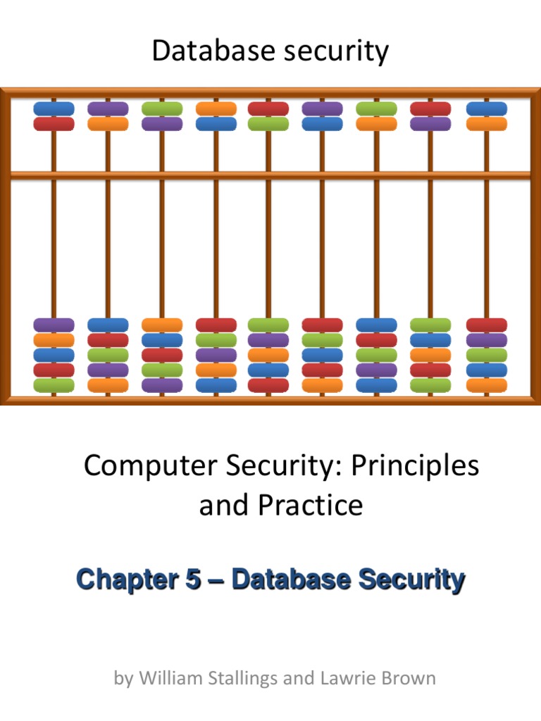 CSCI262 Database Security | PDF | Relational Database | Databases