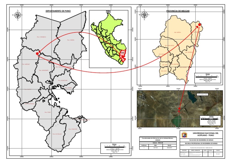 Plano de Ubicacion Del Unidad Minera | PDF | Geografía | Ciencias de la ...