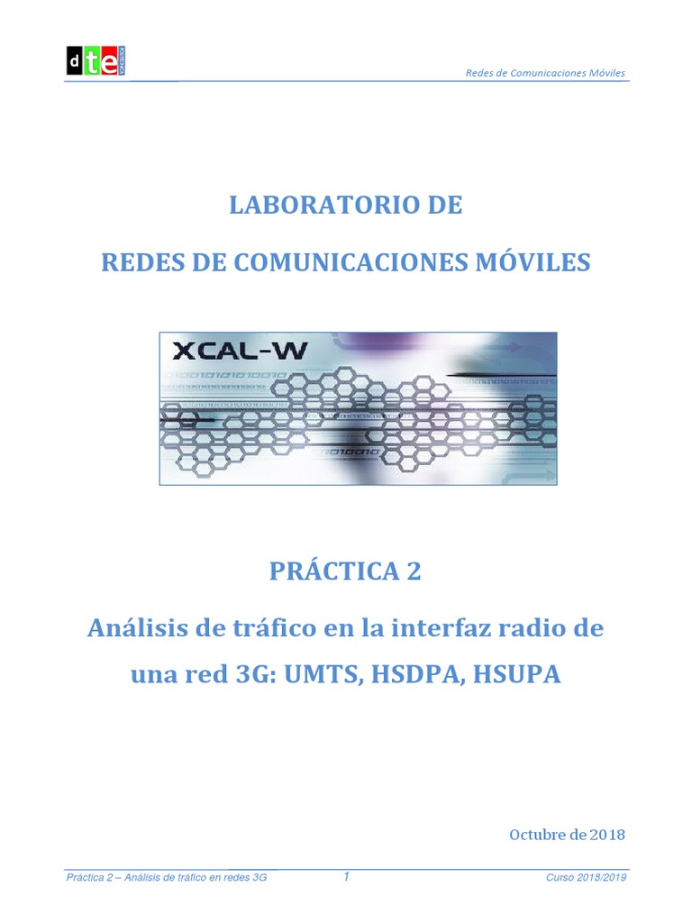 2018 2019 RCM Lab02 Enunciado Practica 2 v1.0 | PDF | 3 G | Gsm