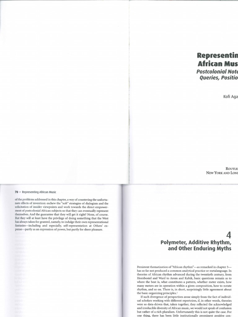Agawu - Polymeter Additive Rhythm and Other Enduring Myths | PDF ...