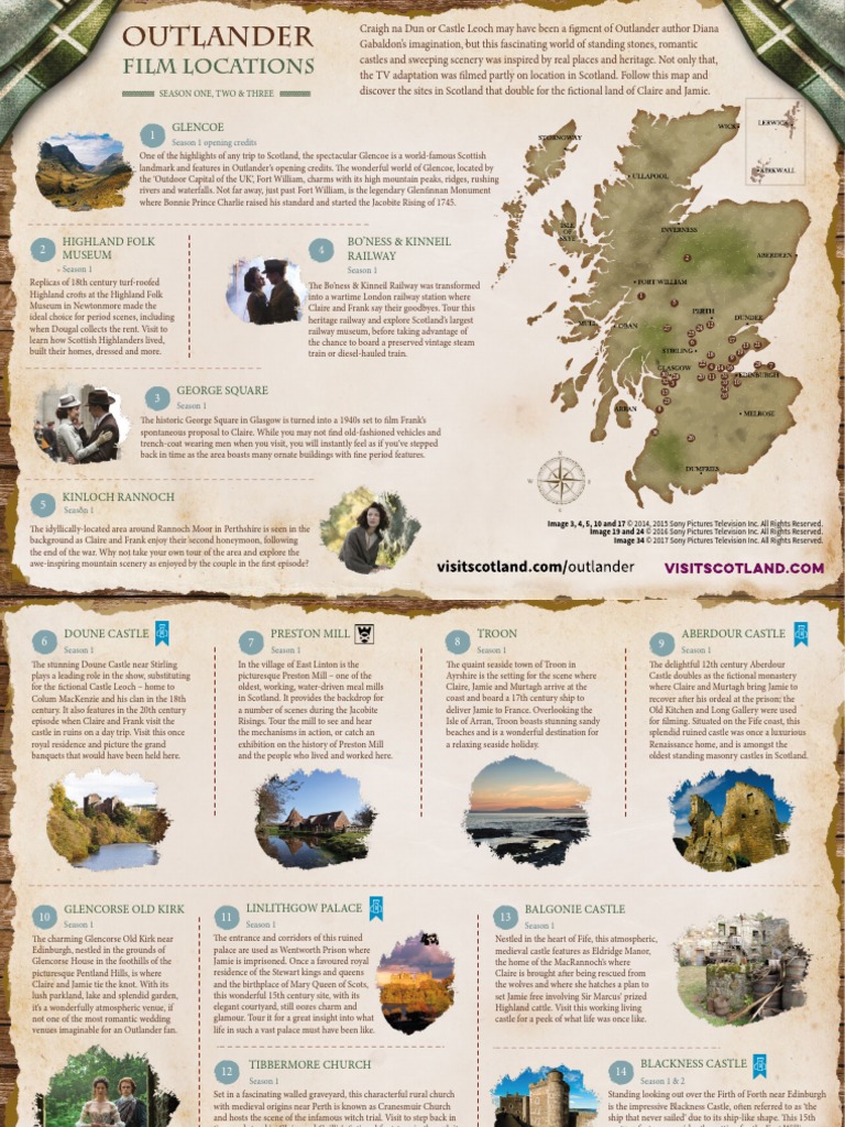 Outlander Film Locations | PDF | Outlander (Novel)