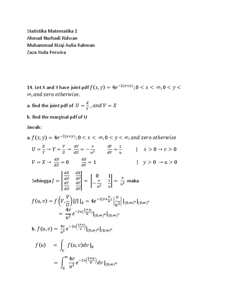 Statistika Matematika 1 - 5 | PDF